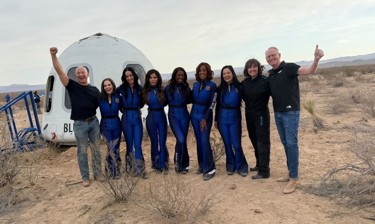 Katy Perry y Lauren Sánchez marcan un hito femenino en la historia ...